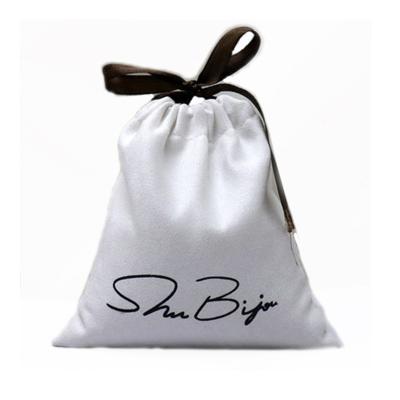China Customized Linen Cotton Canvas Drawstring Bag with Customized Color and Logo for sale