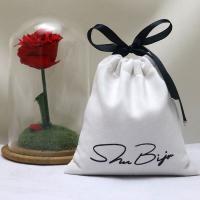 China Customized Linen Cotton Canvas Drawstring Bag with Customized Color and Logo for sale