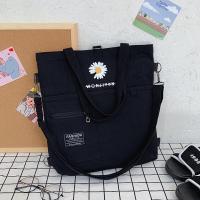 China Cross-border Production Canvas Handbags with Single Handle/Strap and Zipper Closure for sale