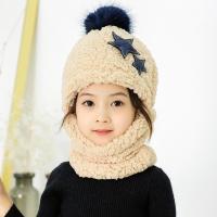 China Applicable Scene Autumn and Winter Cute Children Cartoon Scarf Hat for Family Outings for sale