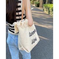 China Stylish Ostrich Pattern Canvas Handbag Ideal for Casual Summer Outings and Shopping for sale