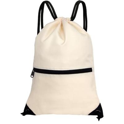 China Customized Logo HAJJ Drawstring Bag Water Resistant Sublimation String Backpack for sale