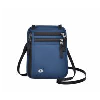 China OEM/ODM Customized Logo Safe Nylon Small Neck Travel Bag For Mobile Phone And Card for sale