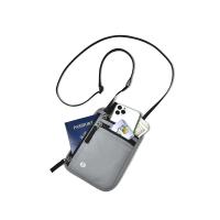 China OEM/ODM Customized Logo Safe Nylon Small Neck Travel Bag For Mobile Phone And Card for sale
