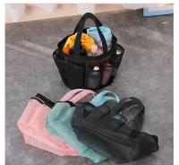 China Mesh Beach Tote Bag for Women's Cosmetic and Swimwear Storage on Summer Vacations for sale