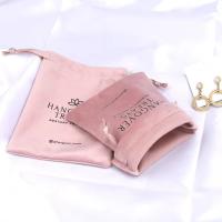 China Medium 30-50cm Pink Velvet Dust Bag for Customized Drawstring Gift Cosmetic Packaging for sale