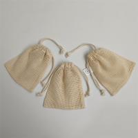 China Reusable Organic Cotton Soap Set Gift Bags With Drawstring Must-Have for Green Living for sale