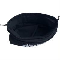 China Medium Black Muslin Calico Canvas Cotton Drawstring Pouch Bags with Customized Logo for sale