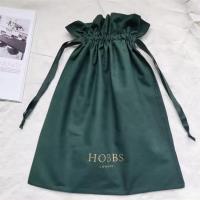China Medium Black Muslin Calico Canvas Cotton Drawstring Pouch Bags with Customized Logo for sale
