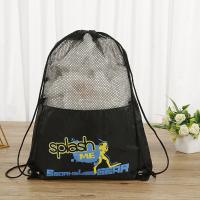China Mesh Polyester Gift Drawstring Bag Recycled Nylon Polyester for Reusable Sport Bags for sale