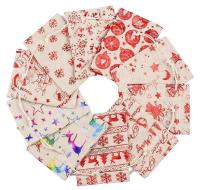 China Christmas Gift Pouches Customized Color Jute Sacks for Gifts and Party Favors for sale