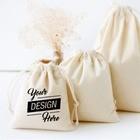 China Organic Cotton Drawstring Packing/Shoe Dust Bag Custom Logo Canvas for Luxury Business for sale