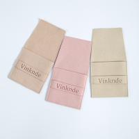 China Custom Logo Accepted 6.2*6.2 Cm Multi-color Velvet Flip Cover Fashion Necklace Jewelry Storage Bag for sale