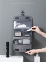China Zipper Closure Travel Waterproof Men's Cosmetics Storage Bag for Stylish Men on the Go for sale