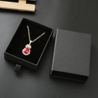 China Jewelry Earring Necklace Black Logo Printing Organizer Drawer in Kraft Paper for Bag for sale