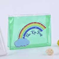China Low MOQ PVC Custom LOGO Pouch Travel Clear Zip Lock Cosmetic Bag with Customized Logo for sale