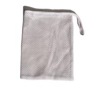 China Custom Logo Small Nylon Mesh Net Storage Drawstring Pouch Bag For Sunglasses Carrying for sale