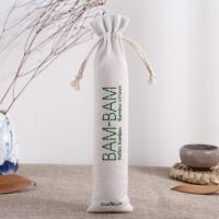China Custom Logo Drawstring Gift Bag for Daily Life Eco Printed Canvas Linen Bag Packaging for sale