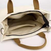China PU Handle Eco Friendly Waterproof Laminated Canvas Tote Shopping Bag With Custom Logo for sale