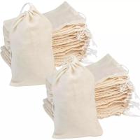 China Daily Life Custom Print Drawstring Bags Cotton Canvas Dust Bag with Custom Logo for sale