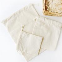 China Daily Life Custom Print Drawstring Bags Cotton Canvas Dust Bag with Custom Logo for sale