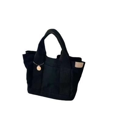 China Shopping Canvas Grocery Tote Bags with Rope Handle and Other Pattern Type for sale