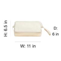China Zipper Closure Makeup Bag for Secure Storage of Private Label Products for sale