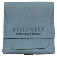China Custom Printed Microfiber Velvet Gift Necklace Jewelry Packaging Bag Pouch and Box for sale