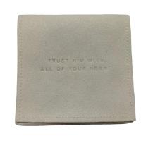 China Custom Printed Microfiber Velvet Gift Necklace Jewelry Packaging Bag Pouch and Box for sale