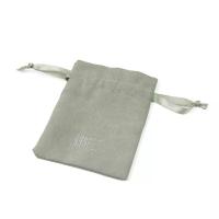 China Personalized Colorful Custom Soft-loop Cotton Drawstring Bag Pouch for Dust-proof for sale