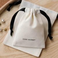 China Personalized Colorful Custom Soft-loop Cotton Drawstring Bag Pouch for Dust-proof for sale