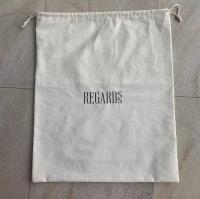 China Customized Cotton Drawstring Bag with Cartoon Pattern and Customized Logo for sale