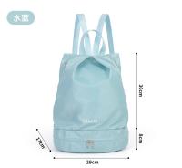 China Lightweight Waterproof Duffel Bag for Men and Women Custom Logo Print Travel Backpack for sale