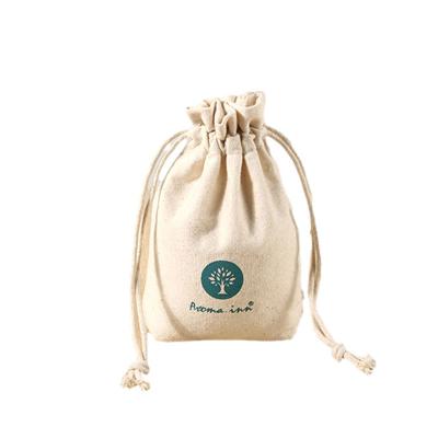 China Double String Cartoon Pattern Canvas Drawstring Bag for Personalized Eco-friendly Gifts for sale