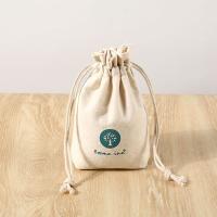 China Double String Cartoon Pattern Canvas Drawstring Bag for Personalized Eco-friendly Gifts for sale