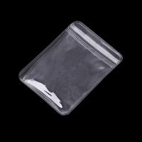 China Custom Zip Lock Jewelry Packaging Bag PVC Clear Mini Zipper Pouch with Reusable Logo for sale