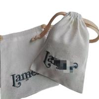 China Custom Logo Linen Jute Drawstring Bag Perfect for Jewelry and Digital Storage Reusable for sale