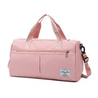 China Large Capacity Custom Logo Sports Canvas Gym Bags for Unisex Weekender Travel Workout for sale