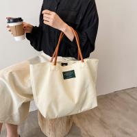 China Latest Fashion Custom Logo Canvas Pocket Large Capacity Student Single Shoulder Bag for sale