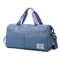 China Large Capacity Custom Logo Sports Canvas Gym Bags for Unisex Weekender Travel Workout for sale