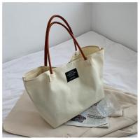 China Latest Fashion Custom Logo Canvas Pocket Large Capacity Student Single Shoulder Bag for sale