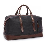 China Waterproof and Wear-resistant Color Fading Treatment Canvas Travel Bag for Short Trips for sale