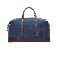 China Waterproof and Wear-resistant Color Fading Treatment Canvas Travel Bag for Short Trips for sale