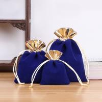 China Luxury Small Velvet Packaging Bag Customized Drawstring for Jewelry and Cosmetics for sale