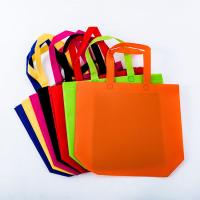 China Colorful Tote Shopping Non Woven Bag with Custom Logo Printing and Polyester Lining for sale