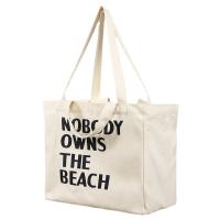China Medium Size Reusable Canvas Shopping Bags with Customized Print Design for sale