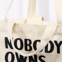 China Medium Size Reusable Canvas Shopping Bags with Customized Print Design for sale