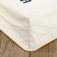 China Medium Size Reusable Canvas Shopping Bags with Customized Print Design for sale