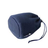 China Customized Color Round Bottom Mini Drawstring Bag for Headphone and Data Cable Storage for sale