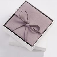 China OEM/ODM Acceptable Suede Microfiber Jewelry Pouches Luxury Style for Custom Logo for sale